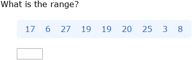 IXL | Calculate range | 6th grade math