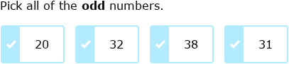 IXL | Identify even and odd numbers - up to 40 | 2nd grade math