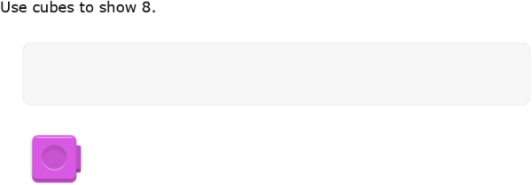 IXL | Show numbers with cubes - up to 10 | Kindergarten math