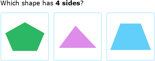 IXL | Count sides and corners | 1st grade math
