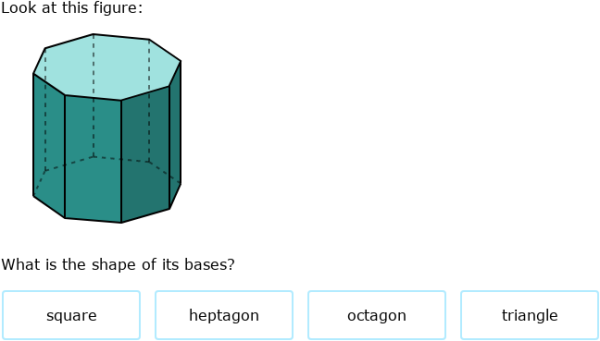 IXL - Parts of three-dimensional figures (Geometry practice)