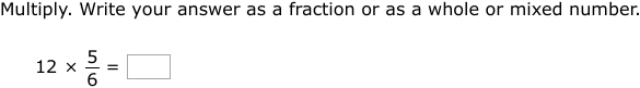 IXL | Multiply fractions by whole numbers I | 5th grade math