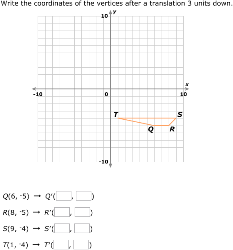 IXL | Translations: find the coordinates | 8th grade math