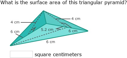 IXL | Surface area of pyramids | 6th grade math