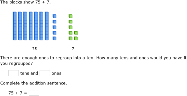 IXL | Use models to add a two-digit and a one-digit number - with ...