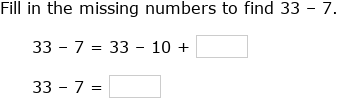 IXL | Use compensation to subtract - up to two digits | 2nd grade math