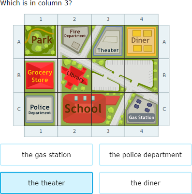 IXL - Use a letter-number grid (2nd grade social studies practice)