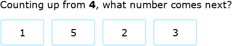 IXL | Count up to find the next number - up to 5 | Kindergarten math