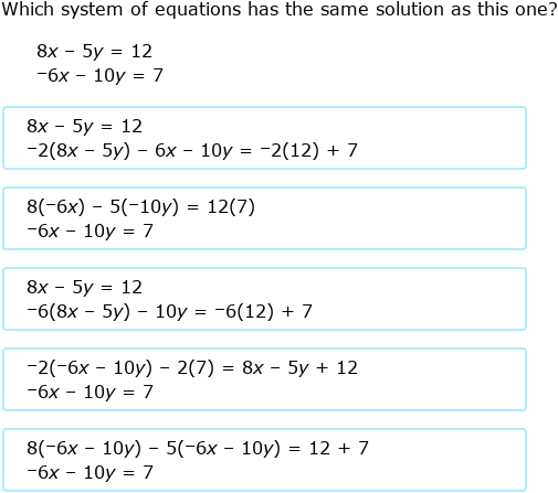 IXL - Checkpoint: Systems of equations (Algebra 1 practice)