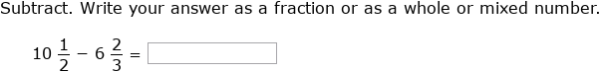 IXL | Add and subtract mixed numbers with unlike denominators | 5th ...