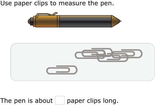 IXL | Measure length with objects | Kindergarten math