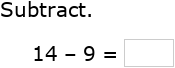 IXL | Subtracting 9 | 1st grade math