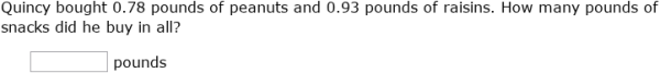 IXL | Add and subtract decimals: word problems | 4th grade math