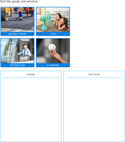 IXL | Goods and services | 2nd grade social studies