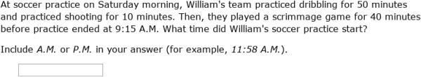 IXL | Time word problems: find the start, end, or elapsed time | 4th ...