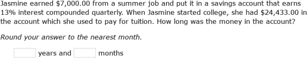 IXL - Compound interest: word problems (Algebra 2 practice)