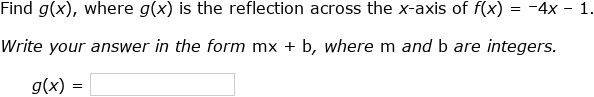 IXL - Reflections of functions (Algebra 1 practice)