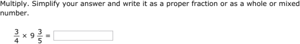 IXL | Multiply a mixed number by a fraction | 5th grade math