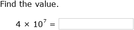IXL | Multiply a whole number by a power of ten: with exponents | 8th ...