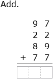 IXL | Add three or four numbers vertically - up to two digits each ...