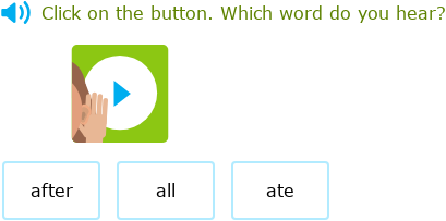IXL | Read sight words: after, before, call, do, give, her, know | 2nd ...