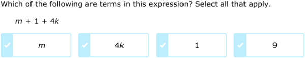 IXL Identify Terms And Coefficients 6th Grade Math