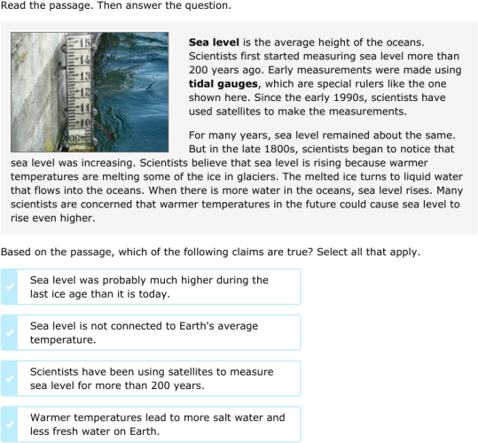IXL | Describe and graph water on Earth | 5th grade science