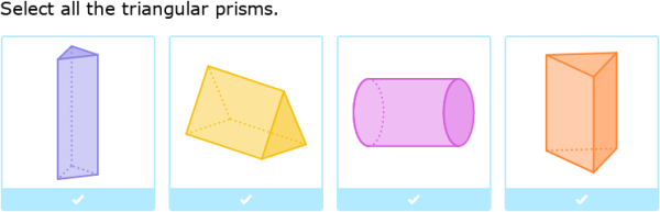 IXL | Select three-dimensional shapes | 1st grade math