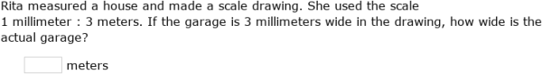IXL | Scale drawings: find the actual length | 7th grade math