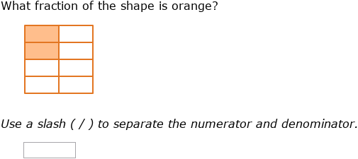 IXL | Identify the fraction - up to 1 whole | 2nd grade math
