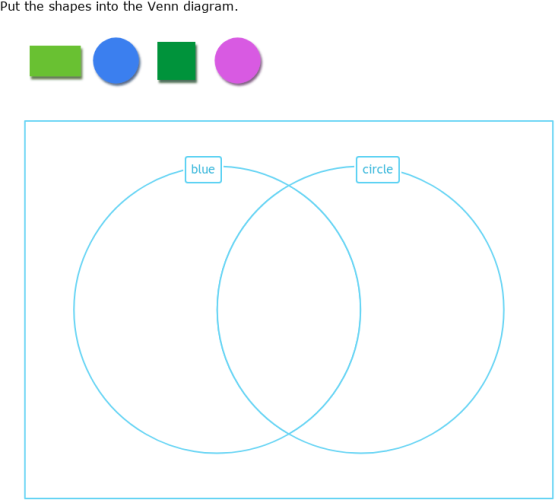 IXL | Sort shapes into a Venn diagram | 2nd grade math