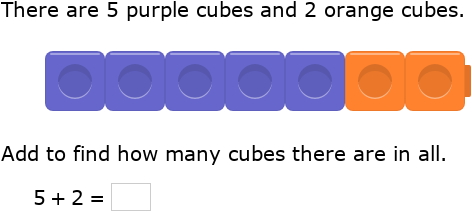 IXL | Add with cubes - sums up to 8 | Kindergarten math