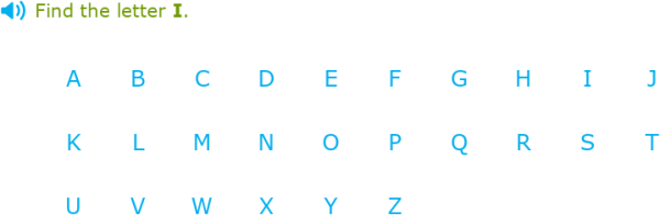IXL | Find the letter in the alphabet: uppercase | Kindergarten ...