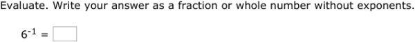 IXL - Negative exponents (Algebra 1 practice)