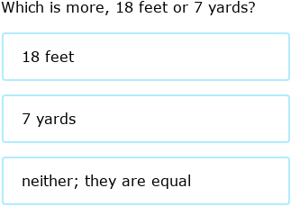 IXL | Compare customary units of length | 4th grade math