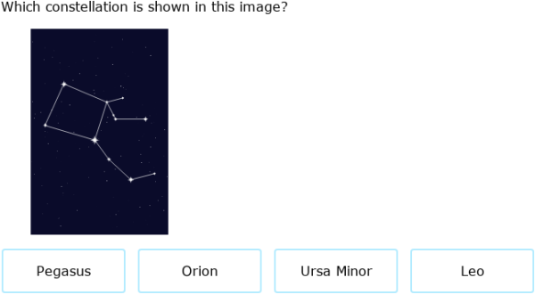 IXL | Identify constellations | 8th grade science
