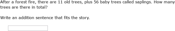 IXL | Write the addition sentence - up to two digits | 2nd grade math