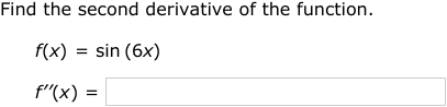 IXL - Find second derivatives of trigonometric, exponential, and ...