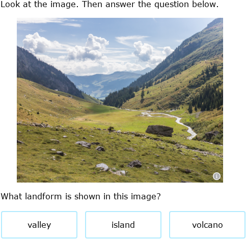 IXL | Identify Earth's land features | 3rd grade science