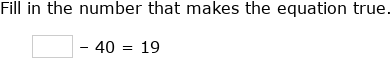 IXL | Complete the subtraction sentence with start unknown - multiples ...