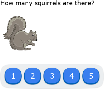 IXL | Count scattered pictures - up to 5 | Kindergarten math