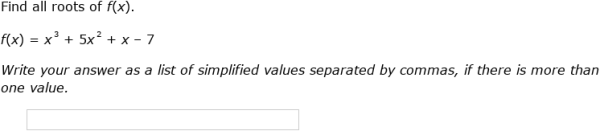 IXL - Rational root theorem: real roots (Algebra 2 practice)