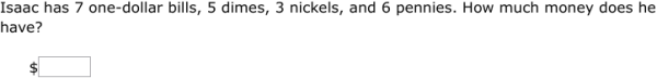IXL | Count coins and bills word problems - up to $5 bill | 3rd grade math