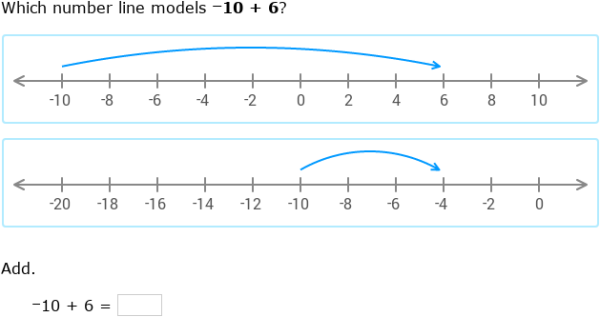 IXL - Add integers using number lines (Algebra 1 practice)