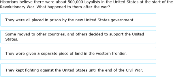 IXL | The American Revolution: conclusion and aftermath | 5th grade ...
