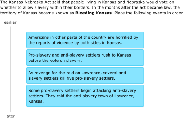 IXL | Causes of the Civil War: Missouri Compromise to Bleeding Kansas ...