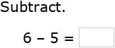 IXL | Subtraction facts - up to 10 | 1st grade math