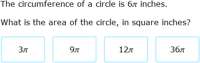IXL | Checkpoint: Area, circumference, surface area, and volume | 7th ...