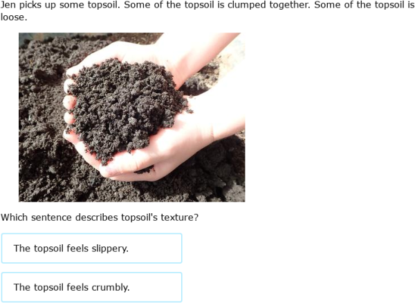 IXL | Types of soils | 2nd grade science