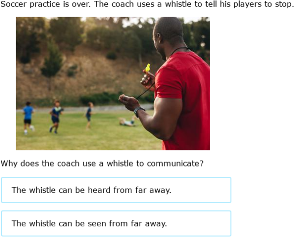 IXL | How do we use light and sound to communicate? | 2nd grade science